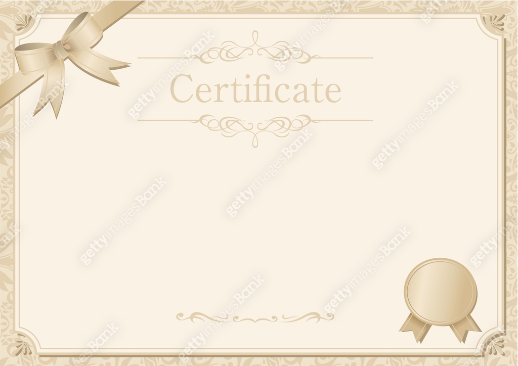 Retro Frame Certificate Template Vector 이미지 467461945 일러스트 무료 일러스트