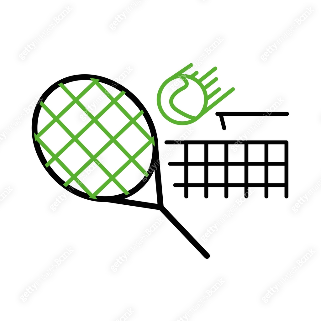 Tennis ball and racket icon. Ball passing through the tennis net. 이미지 ... Tennis ball and racket icon. Ball passing through the tennis net. 이미지 ...