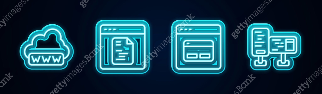 Set line Web development, Software, Search engine and Computer monitor ... Set line Web development, Software, Search engine and Computer monitor ...
