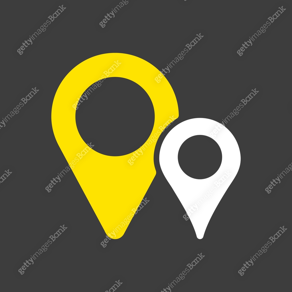 Two pin map icon. Map pointer. Map markers 이미지 (1345383476) 일러스트, 무료 ... Two pin map icon. Map pointer. Map markers 이미지 (1345383476) 일러스트, 무료 ...