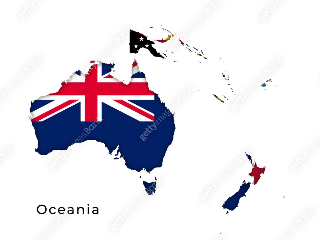 Oceania Map Highlighting Flags of Each Country 이미지 (2191558775) 일러스트 ... Oceania Map Highlighting Flags of Each Country 이미지 (2191558775) 일러스트 ...