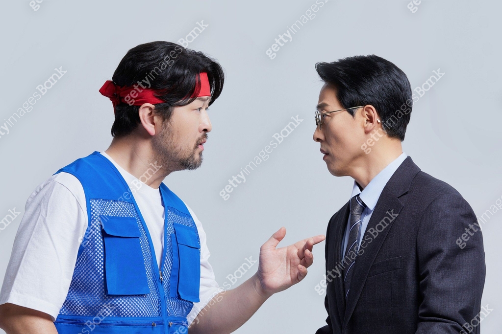 시위 시위자 사회계층 인권 노동조합 노동자 직업 사회이슈 주제 이미지 Jv13477429 게티이미지뱅크