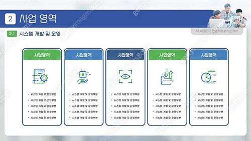 파워포인트 서브페이지 다이어그램 Ai 빅데이터 전문기업 회사소개서 인공지능 제안서 Ai 사업제안서 It 기업 회사