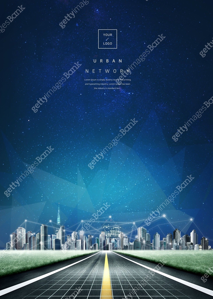 그래픽이미지 Computer Graphics 합성 도시 야경 비즈니스 컴퓨터네트워크 컴퓨터장비 5g 4차산업혁명 산업혁명 강렬한빛 발광 이미지