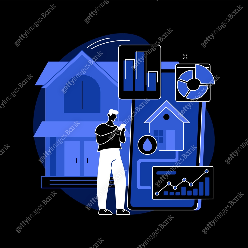 Water Contamination Detection System Abstract Concept Vector