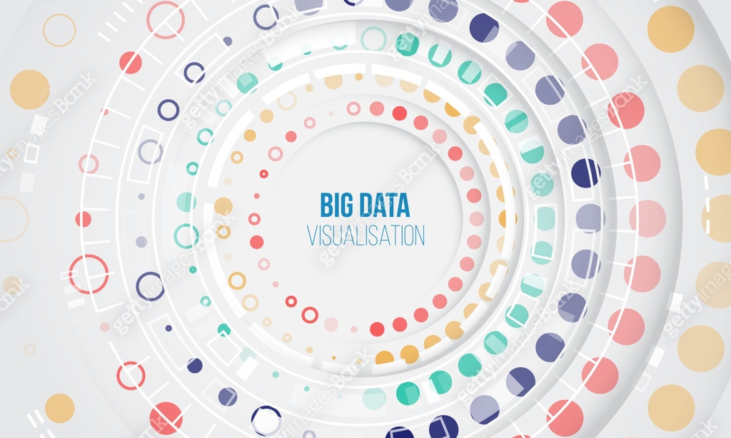 Abstract Stream Information With Circles Array And Binary Code 2148