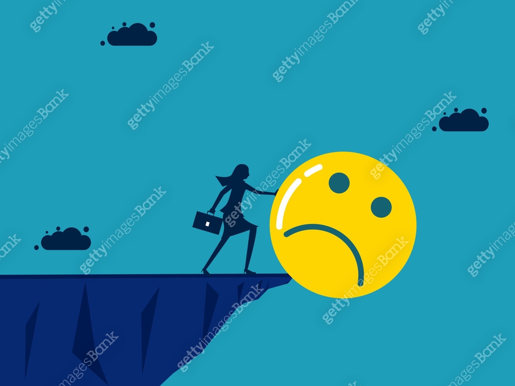 Eliminate negative thoughts. Businesswomen leave negative thoughts ... Eliminate negative thoughts. Businesswomen leave negative thoughts ...